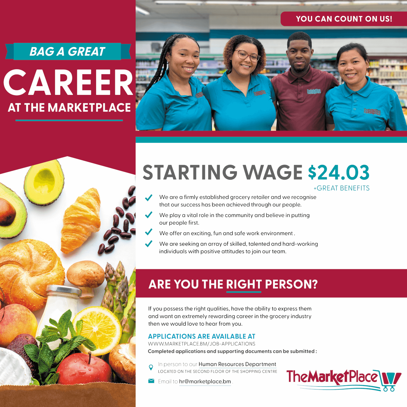 A Career with Us - The MarketPlace